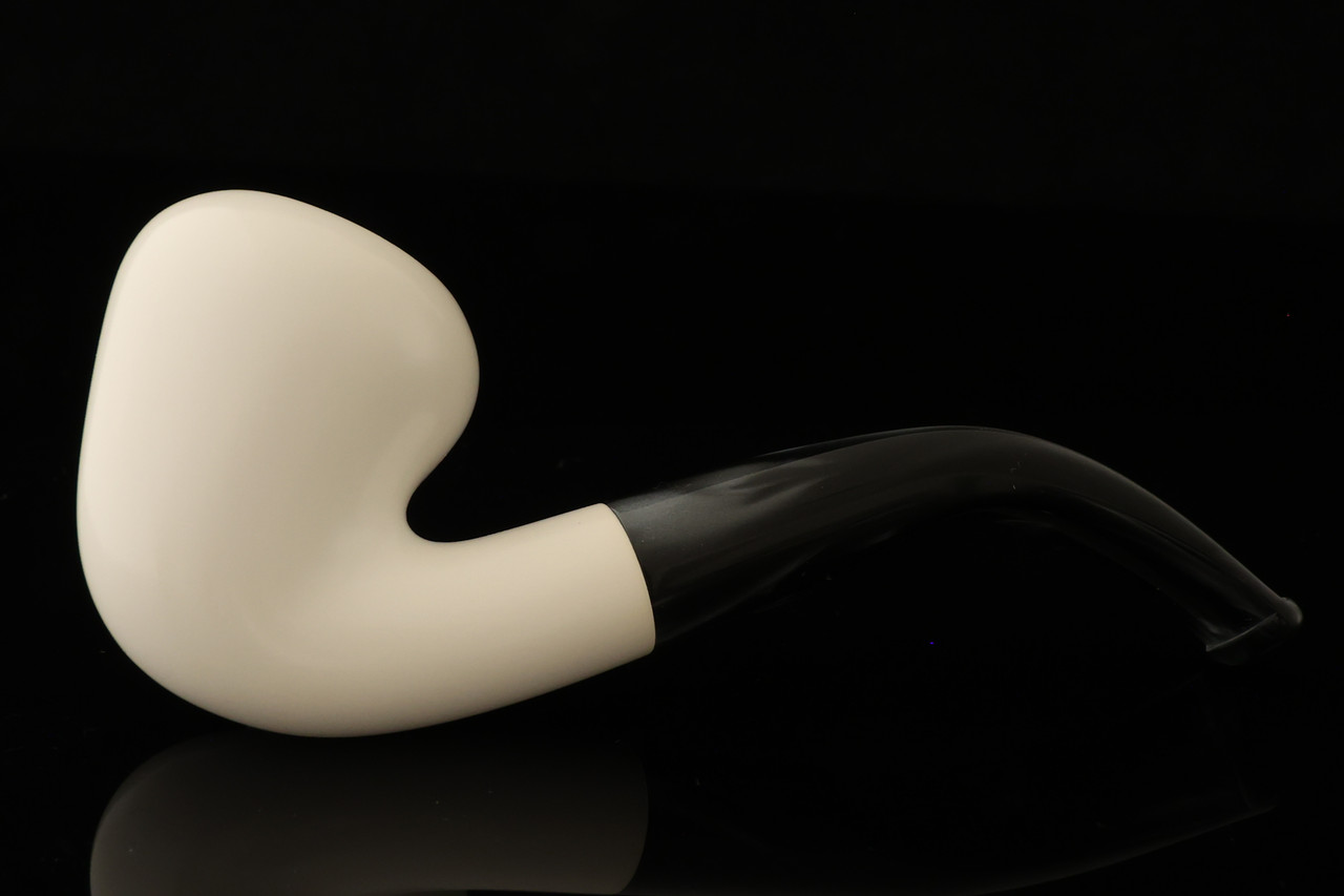 srv Premium Acorn Block Meerschaum Pipe with case 14811