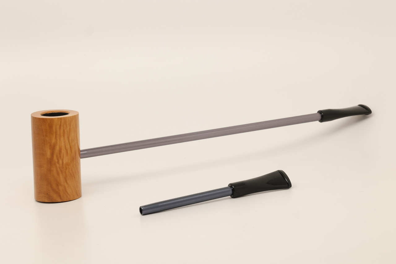 Nording Compass Natural Dual Stem Briar Smoking Pipe
