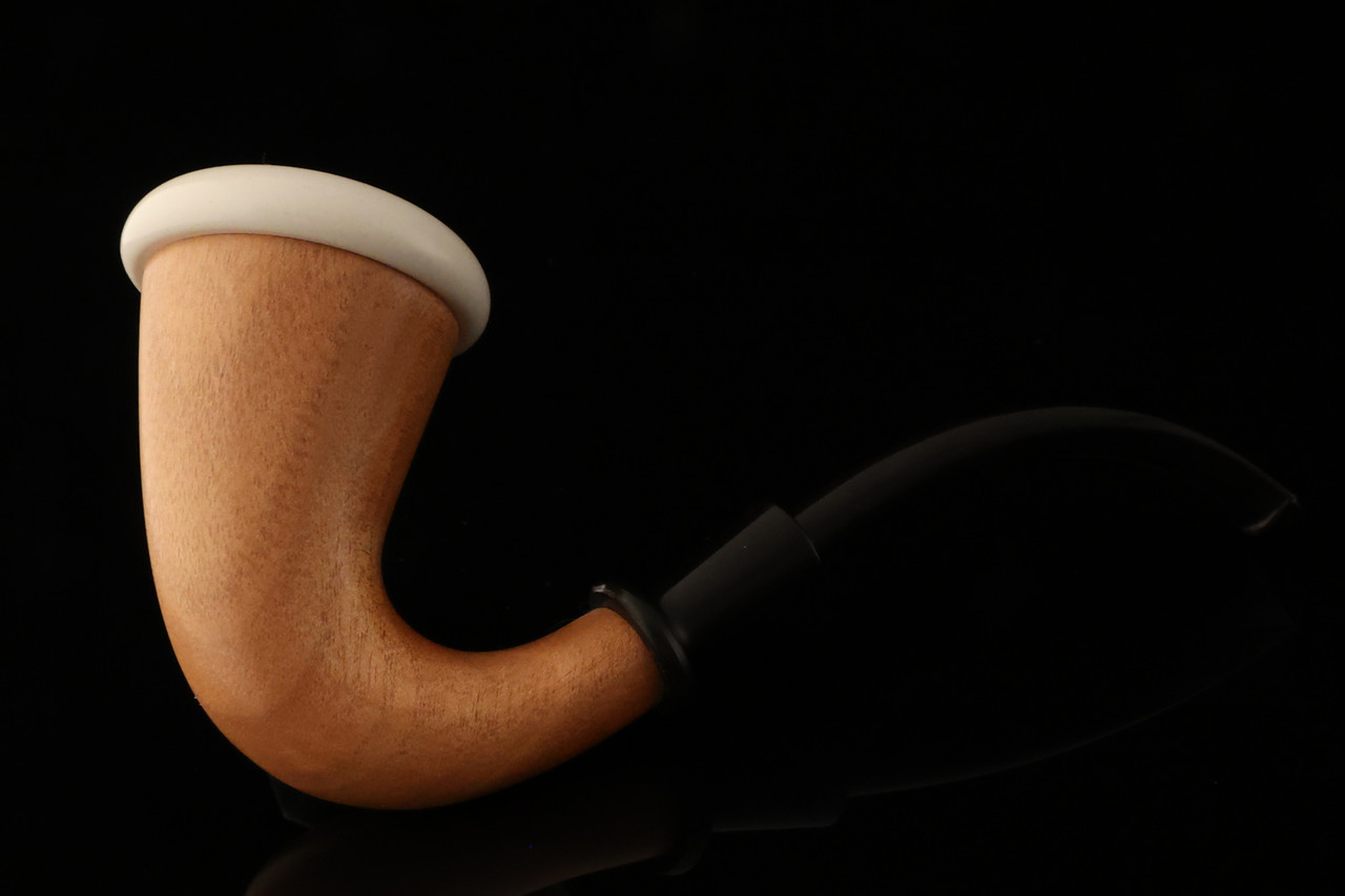 Calabash Meerschaum Pipe L Mahogany Wood comes with case