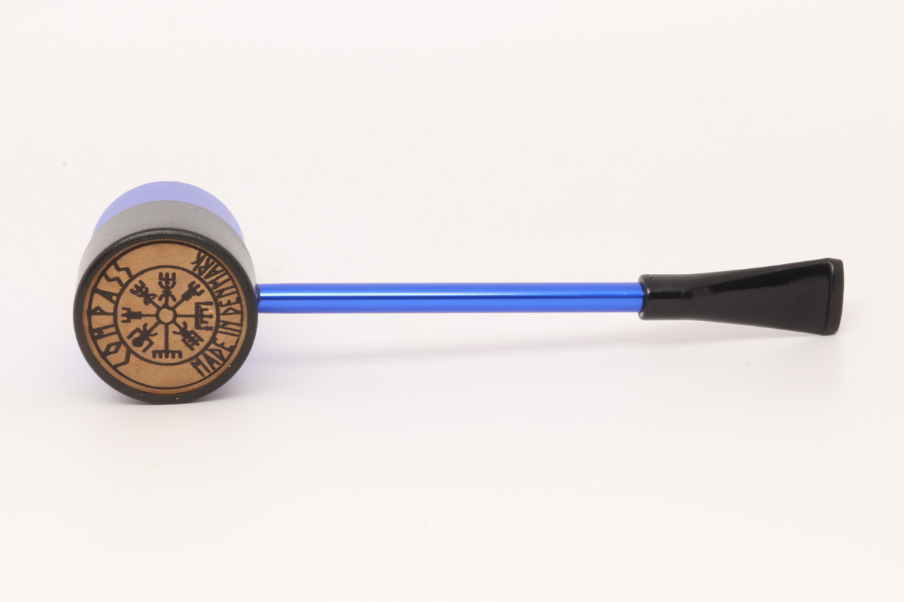 Nording Compass Pipe Blue Briar Smoking Pipe with pouch