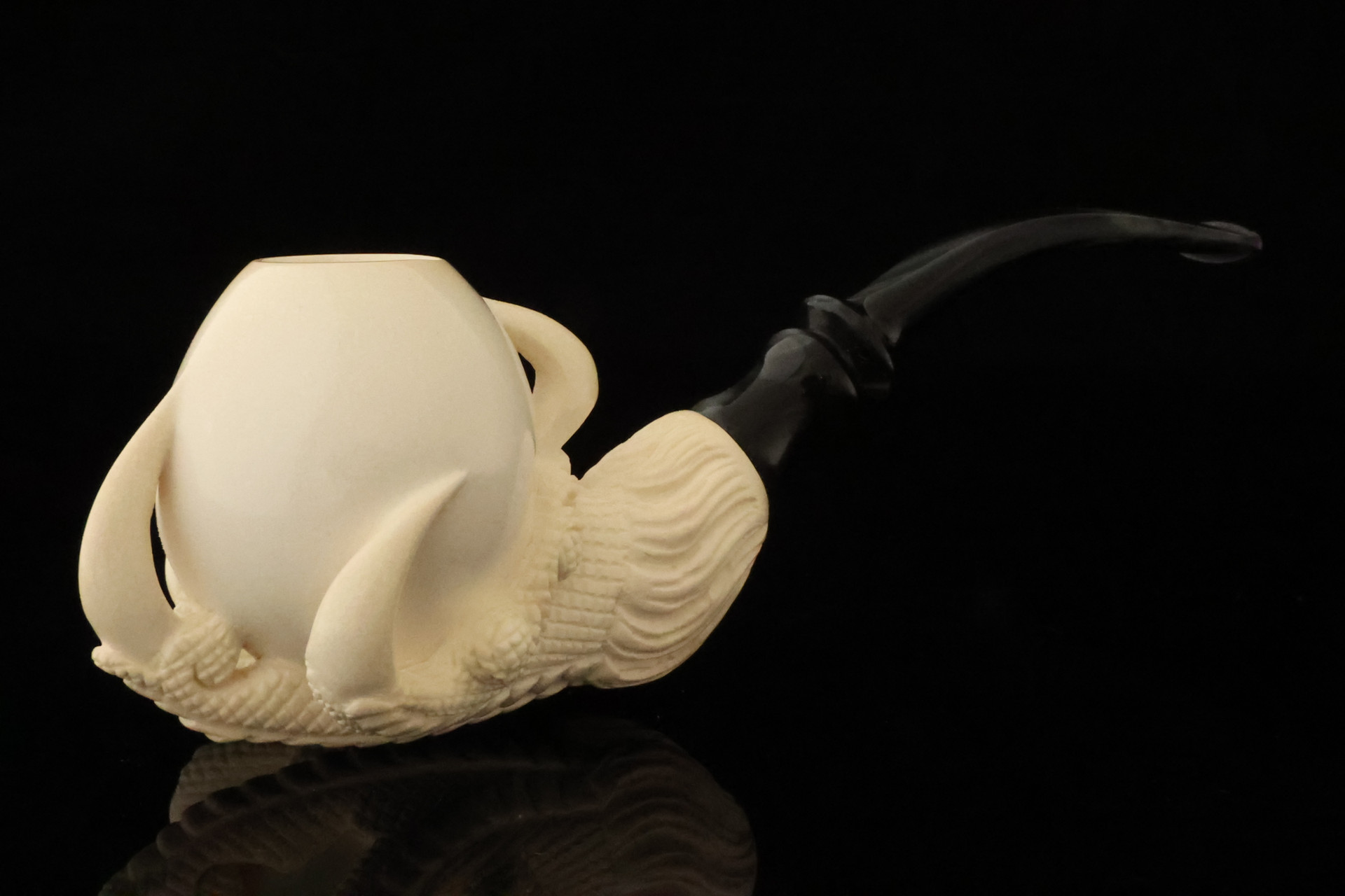 Eagle's Claw Pipes | Hand Carved Solid Block Meerschaum