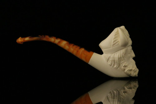 Viking Block Meerschaum Pipe with fitted case M1653