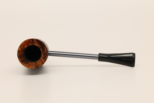 Nording Compass Brown Rustic Dual Stem Briar Smoking Pipe