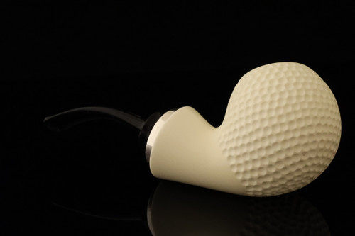 IMP Meerschaum Pipe - Golf Ball - RC Reverse Calabash with pocket case ...