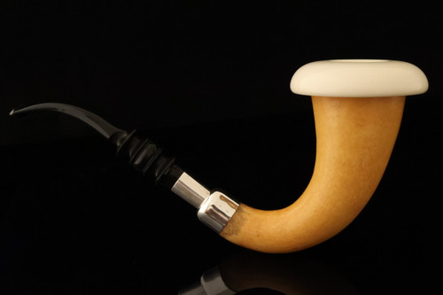 srv Premium - Natural Gourd Calabash Meerschaum Pipe with case