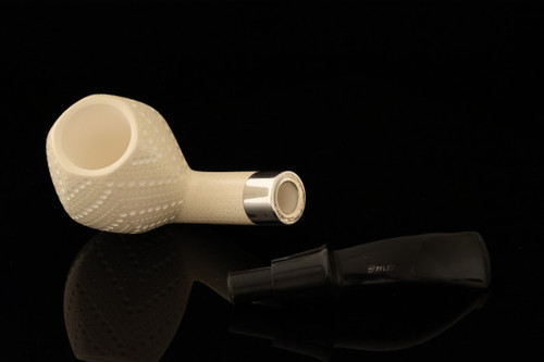 IMP Meerschaum Pipe - Yildiz - Hand Carved 9 mm Filter Pipe with case