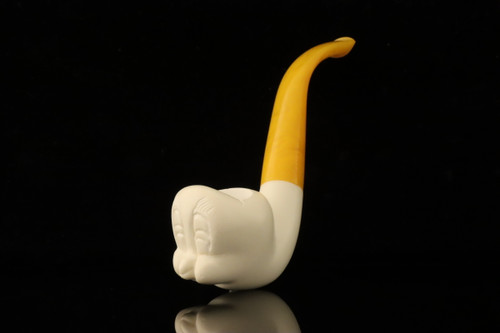 Baby Bird Block Meerschaum Pipe with pouch
