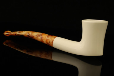 Carver's Special Self Sitter Block Meerschaum Pipe with case