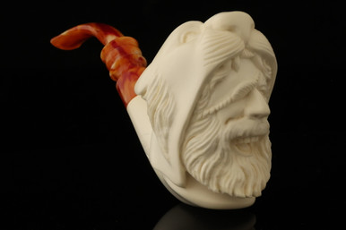 Hercules Block Meerschaum Pipe with fitted case 14763
