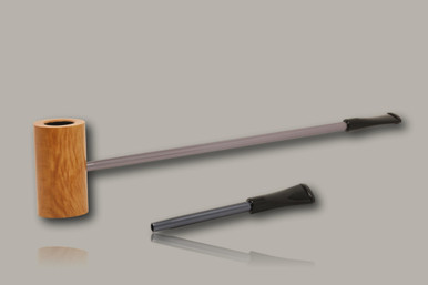 Nording Compass Natural Dual Stem Briar Smoking Pipe