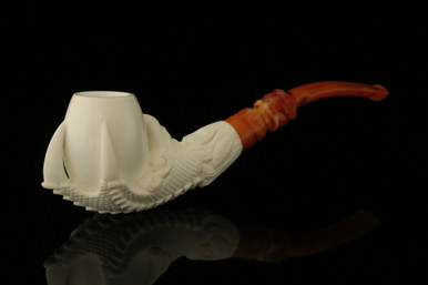 srv - Eagle's Claw Block Meerschaum Pipe with fitted case