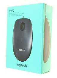 Logitech Mouse M90 - USB - GREY