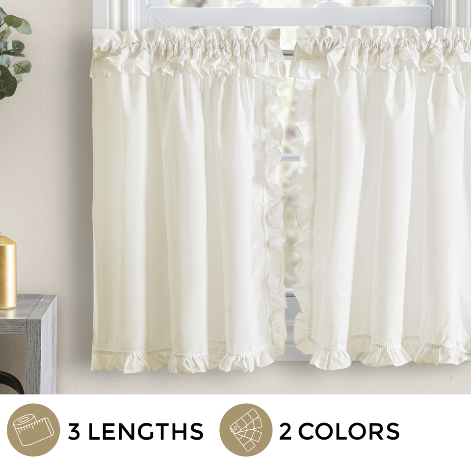 CLASSIC NARROW RUFFLE - PAIR OF RUFFLED PRISCILLA TIERS