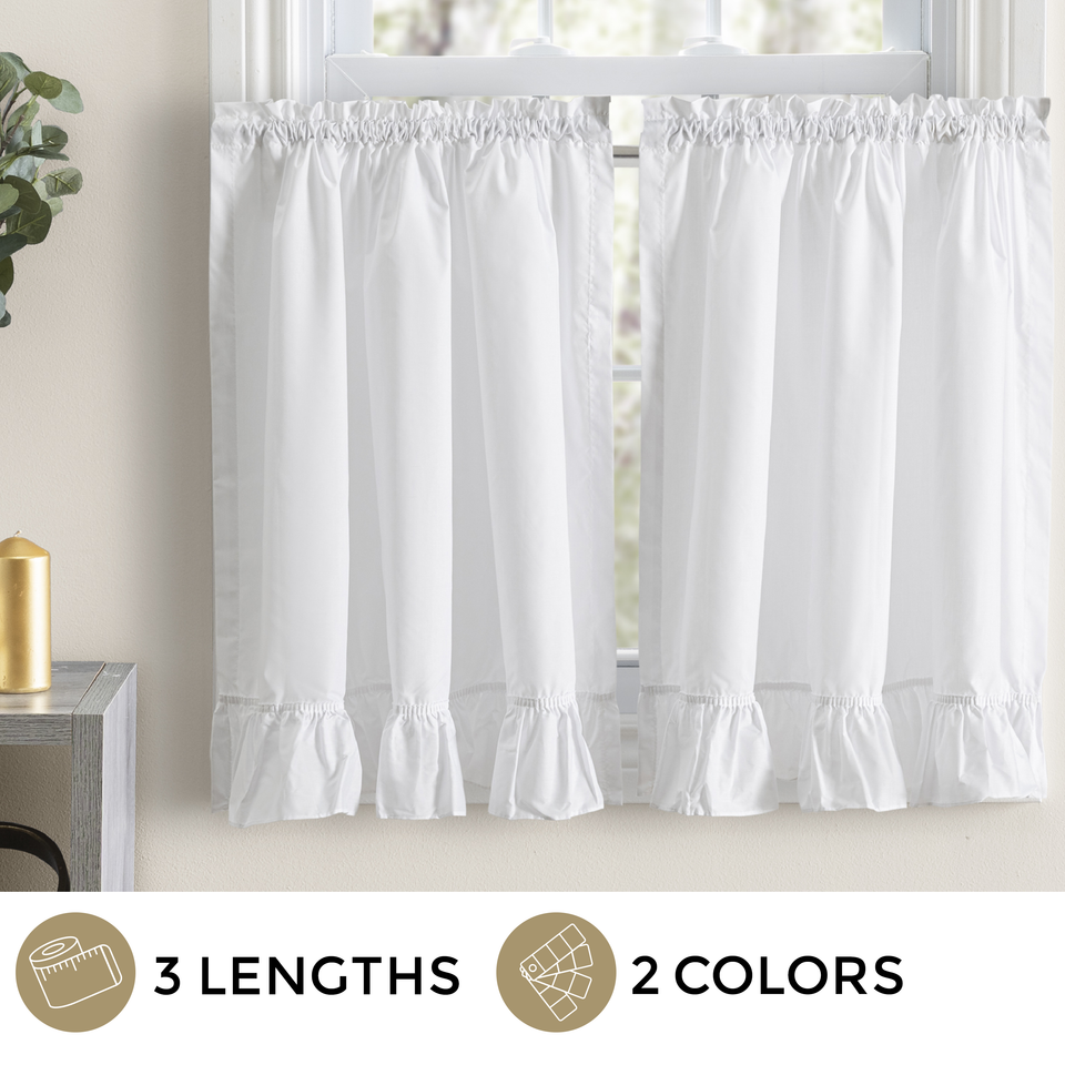 CLASSIC WIDE RUFFLE - PAIR OF RUFFLED PRISCILLA TIERS