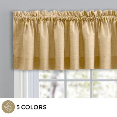 LISA SOLID - TAILORED VALANCE