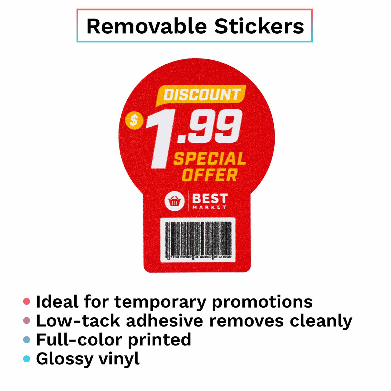 Removable Sticker Sheet