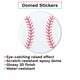 Domed White Vinyl Sticker Sheet