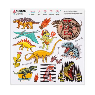Dino Assortment (17 Stickers)