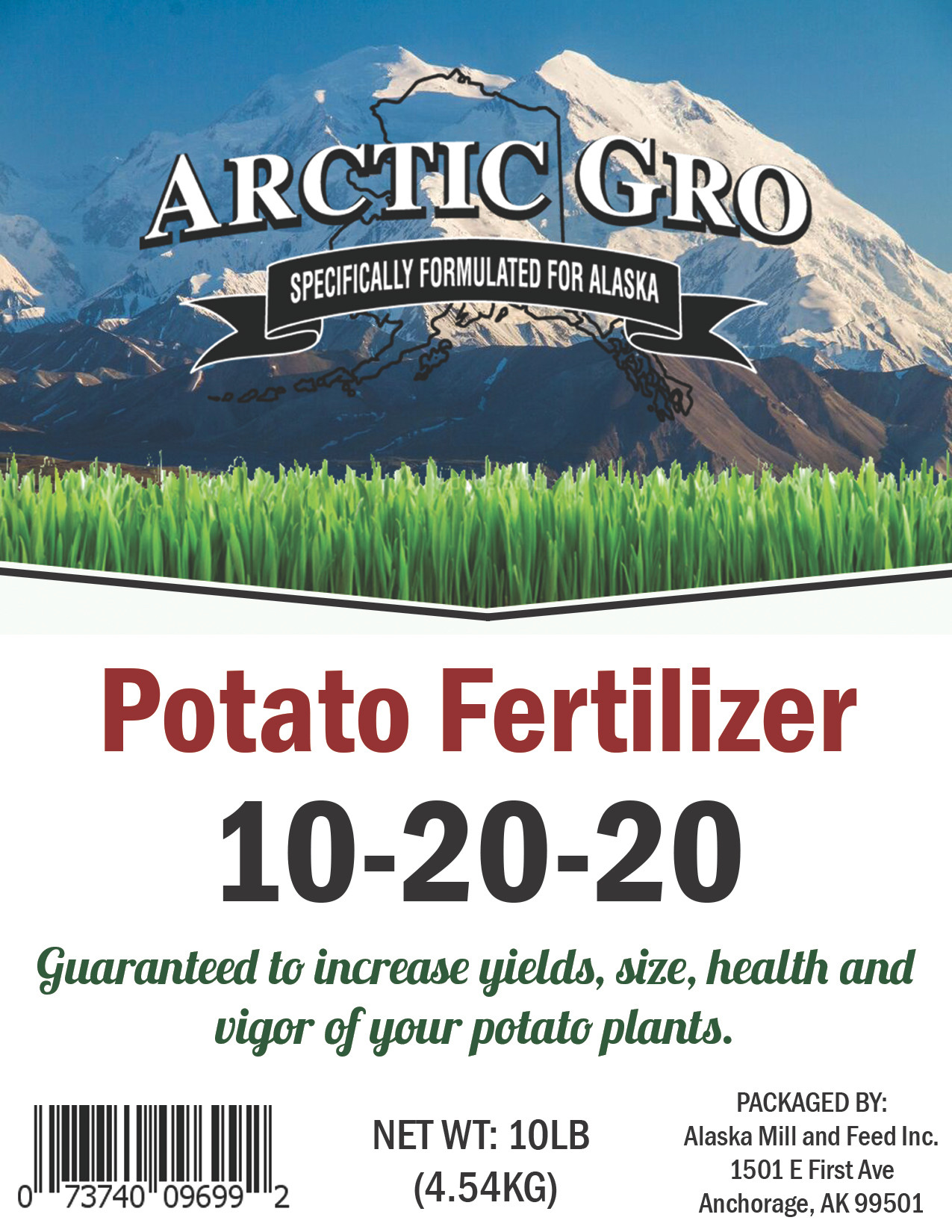 Arctic Gro Potato Fertilizer 10-20-20