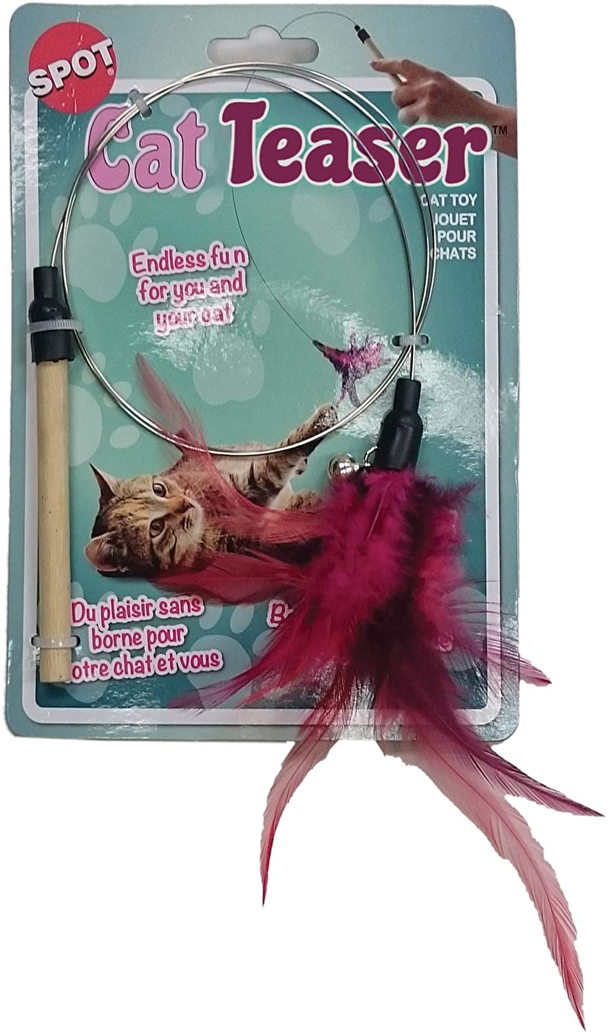 Ethical Pet Cat Teaser Wand Assorted, 44"