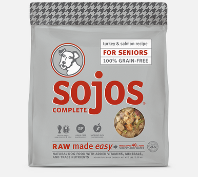 Sojos Complete FD Dog Food, Turkey, Senior