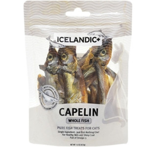 Icelandic Cat Capelin Whole Fish & Pieces, 1.5oz