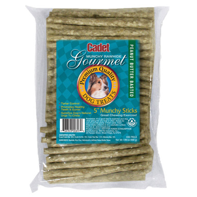 Cadet 5"Rawhide Munchy Sticks 100pc - Alaska Mill and Feed