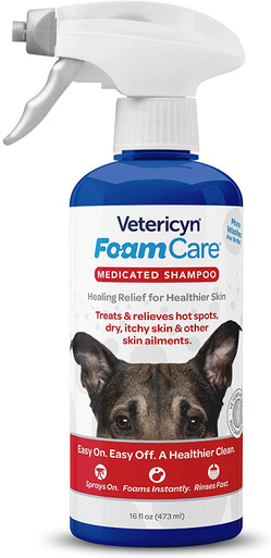 Vetericyn FoamCare Medicated Pet Shampoo