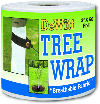 Dewitt Tree Wrap White, 3 inch x 50 inch