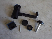 Rear window handle assembly