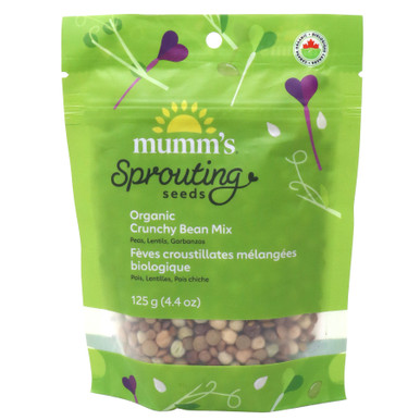 Mumm's Organic Non-GMO Sprouting Seeds: Crunchy Bean Mix - Roots & Harvest®