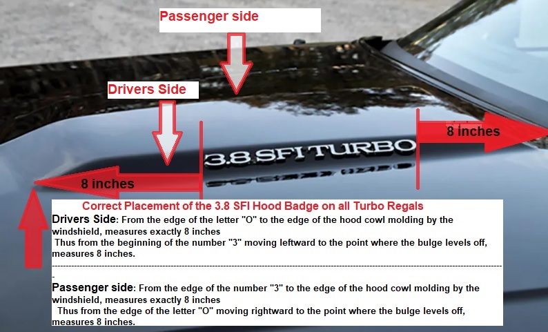 Hood badge placement - Highway Stars