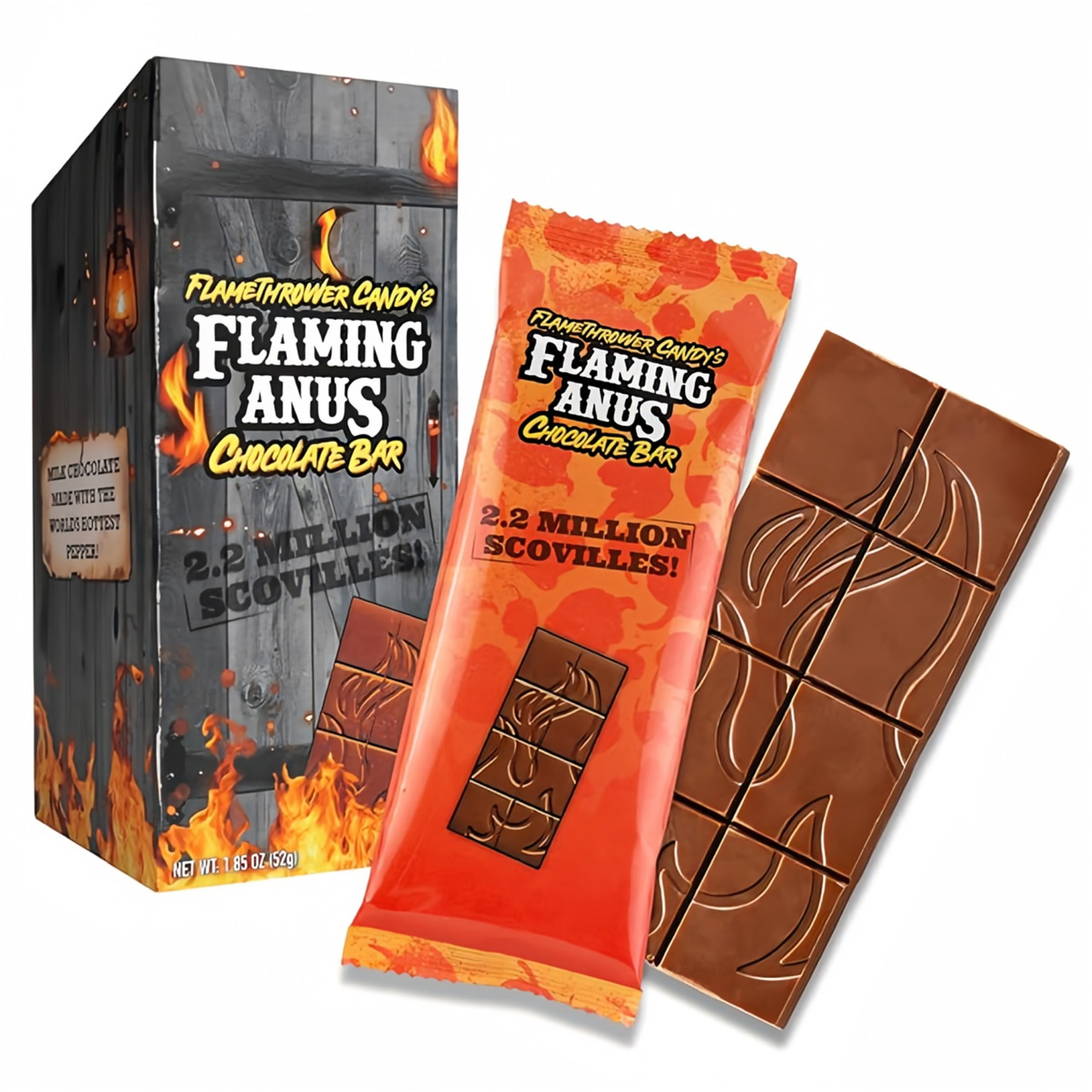Flaming Anus Spicy Chocolate Bar Challenge - HotSauceBoss.com