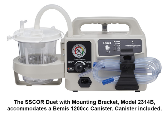 SSCOR Duet Suction Unit With Mounting Bracket