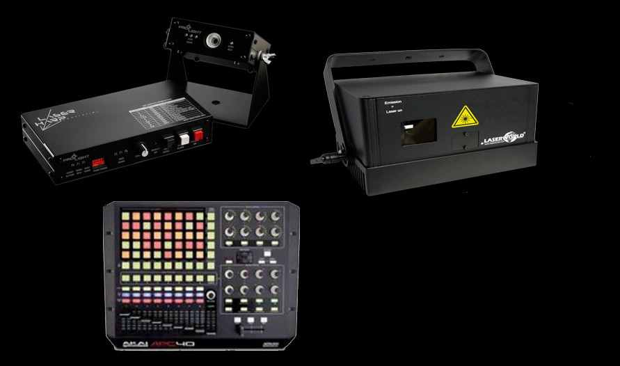 ProLight Laser Harp MIDI Controller & Laser Show Projector System