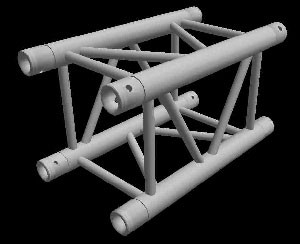 Global Truss F34 12" Square Truss Segment / 1.64ft. (0.5m) - Phantom ...