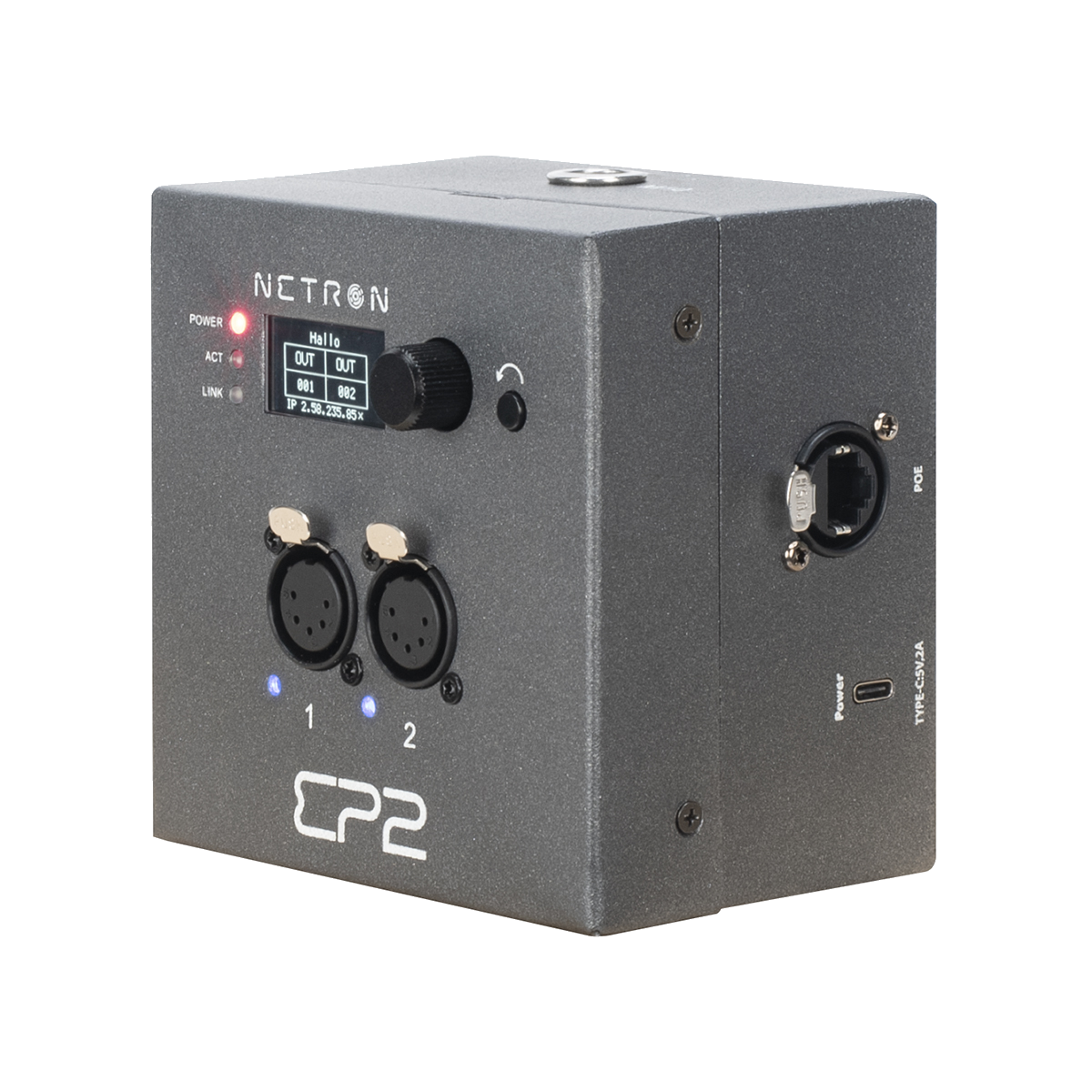 Netron EP2 Compact Ethernet to DMX Gateway w/ 2 RDM Ports - Phantom ...