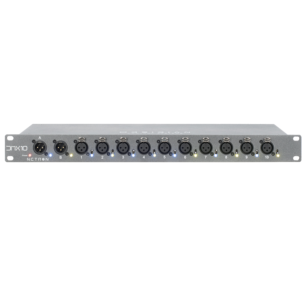 Obsidian DMX 10-3 Rackmount 10-port DMX Splitter - Phantom Dynamics ...