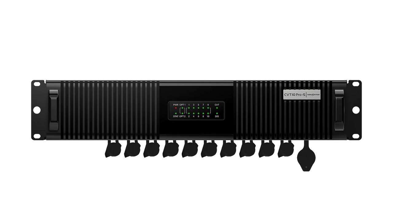 NovaStar CVT10 Pro-S Outdoor Rated Fiber Converter, Single-Mode ...