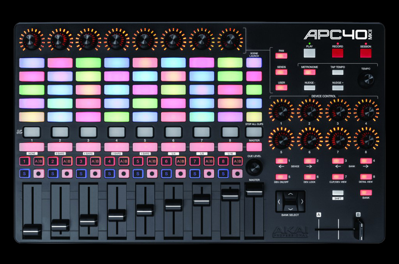Akai Professional Apc40 Midi Console W Pangolin Beyond Skin