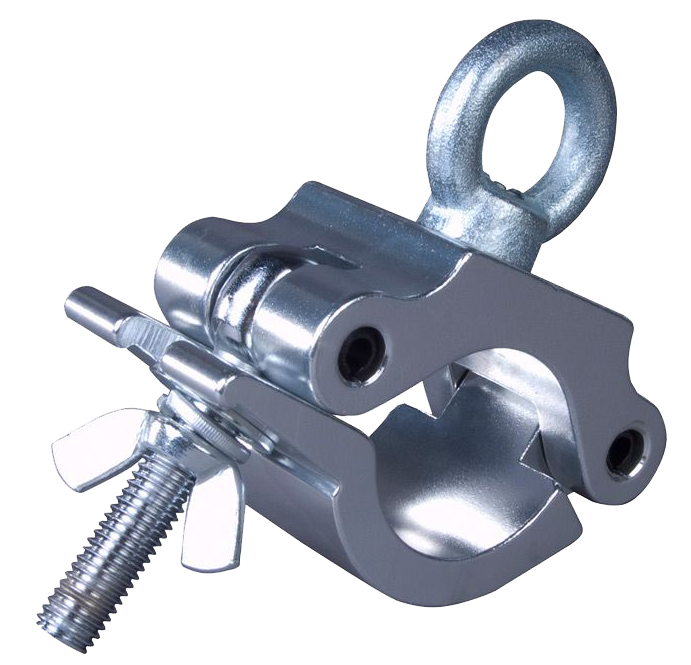 Aluminum 2" Wrap Around PRO Clamp with Eyebolt | Heavy-Duty Stage ...