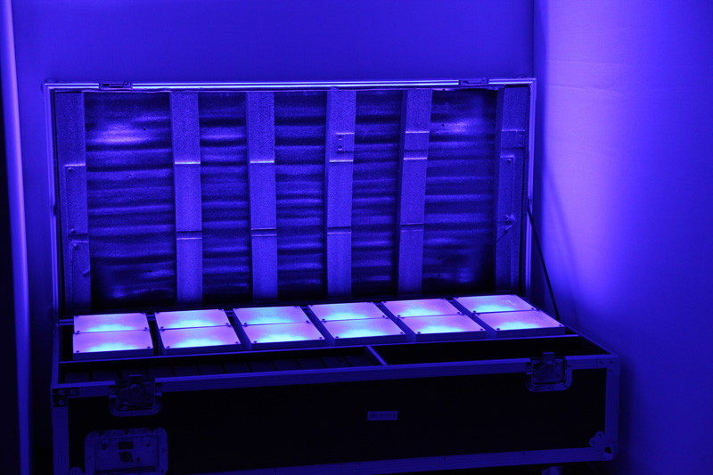 Omnisistem Tri Color RGB LED Battery Powered Wireless LED Uplight ...