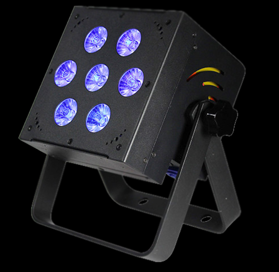 Blizzard Lighting SkyBox 5 RGBAW LED Par Can Light / Battery Powered ...