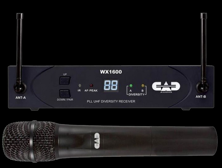 CAD WX1600G UHF Wireless Handheld Microphone System - Phantom Dynamics ...