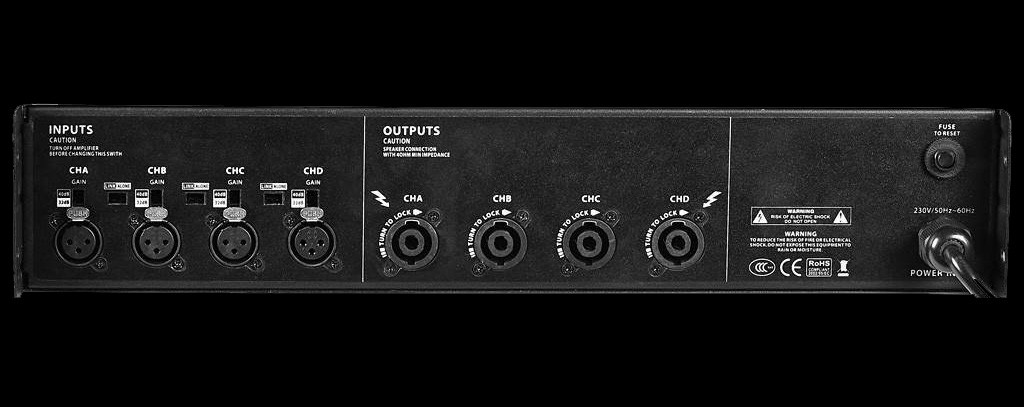 Omnisistem Beta 3 - 2 x 1000W + 2 x 1700W Power Amplifier - Phantom ...