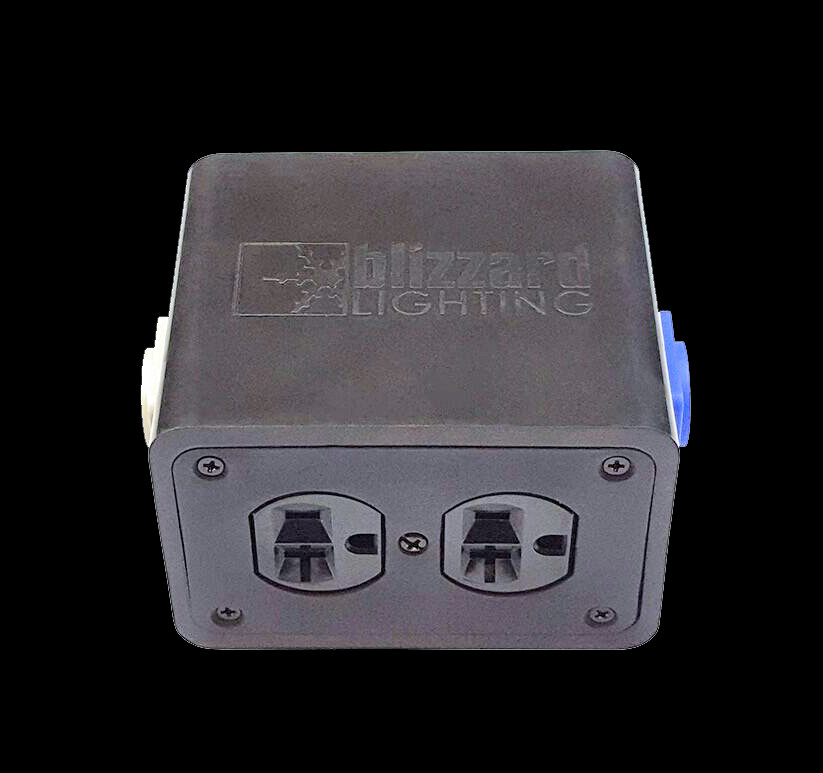Blizzard Lighting Drop-PC PowerCON In/Out to Quad Edison Drop Box ...