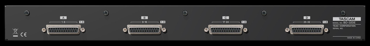 TASCAM 32 Channel Euroblock to D-Sub Input Adaptor - Phantom Dynamics ...