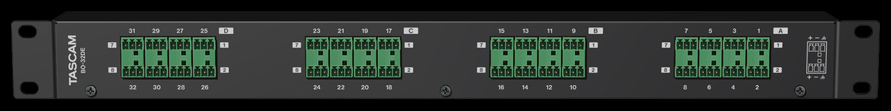 TASCAM 32 Channel Euroblock to D-Sub Input Adaptor - Phantom Dynamics ...