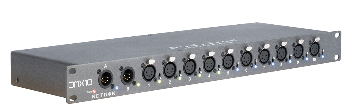 Obsidian DMX10-5 Rackmount 10-port DMX Splitter - Phantom Dynamics ...