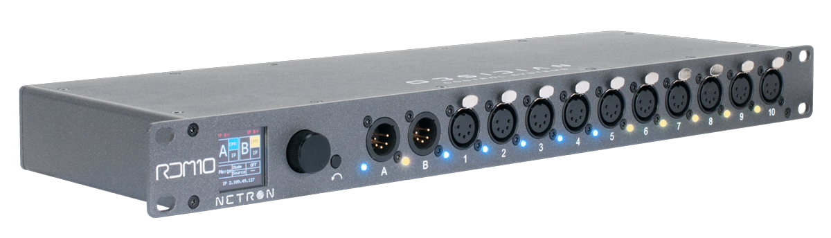 Obsidian Netron RDM 10 - 10 X 5 Pin XLR DMX RDM ArtNet Node/ A-B ...